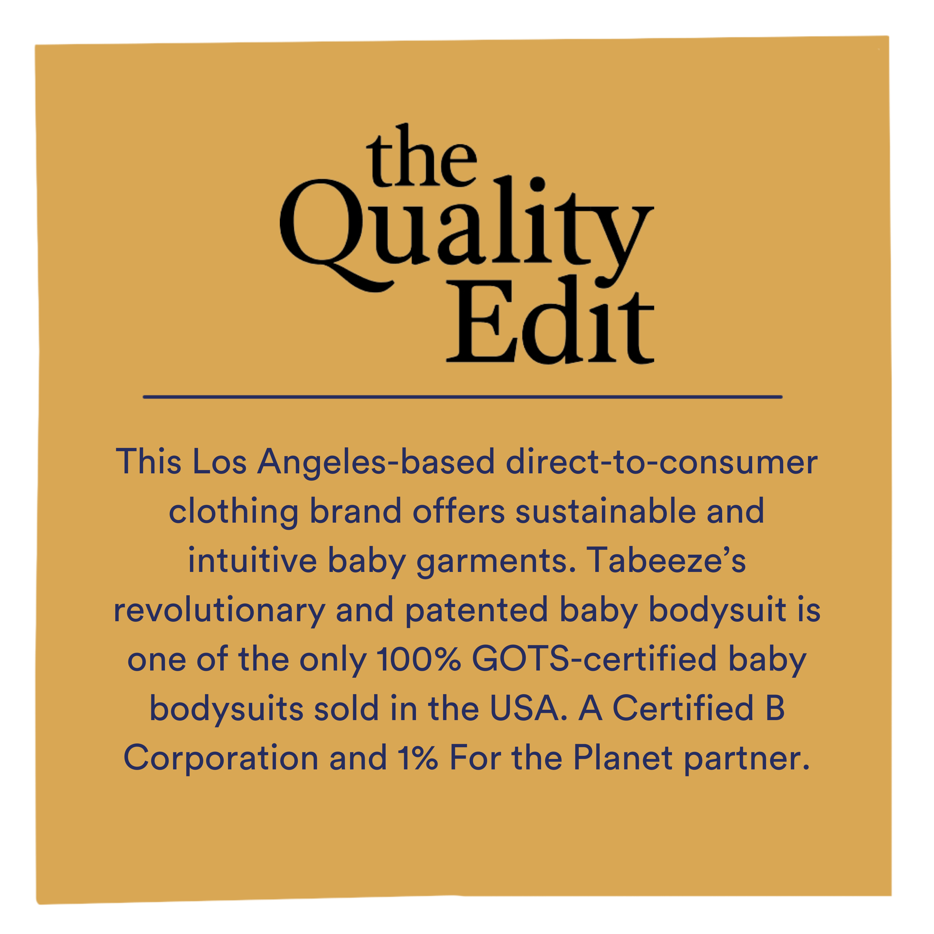 Favorite Sustainable Brands – Tabeeze